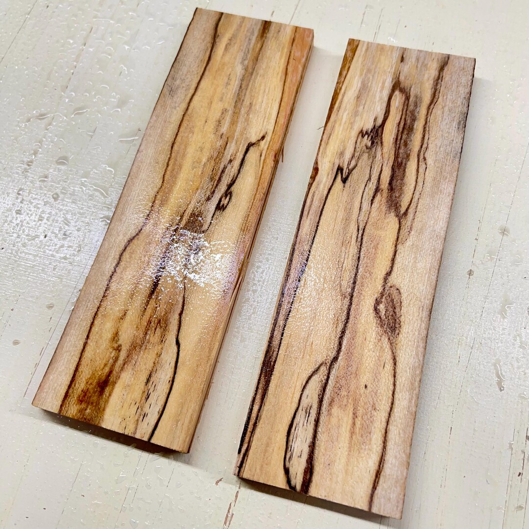 Knife Scales-book Matched, Spalted Birch Wood for Stabilizing, Scales ...