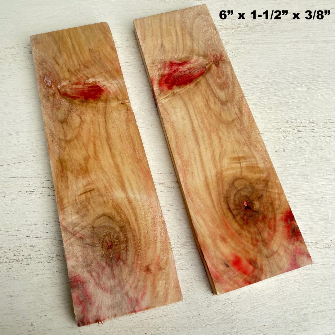 Knife Scales-book Matched Boxelder Maple Wood for Knife Scales, Jewelry ...