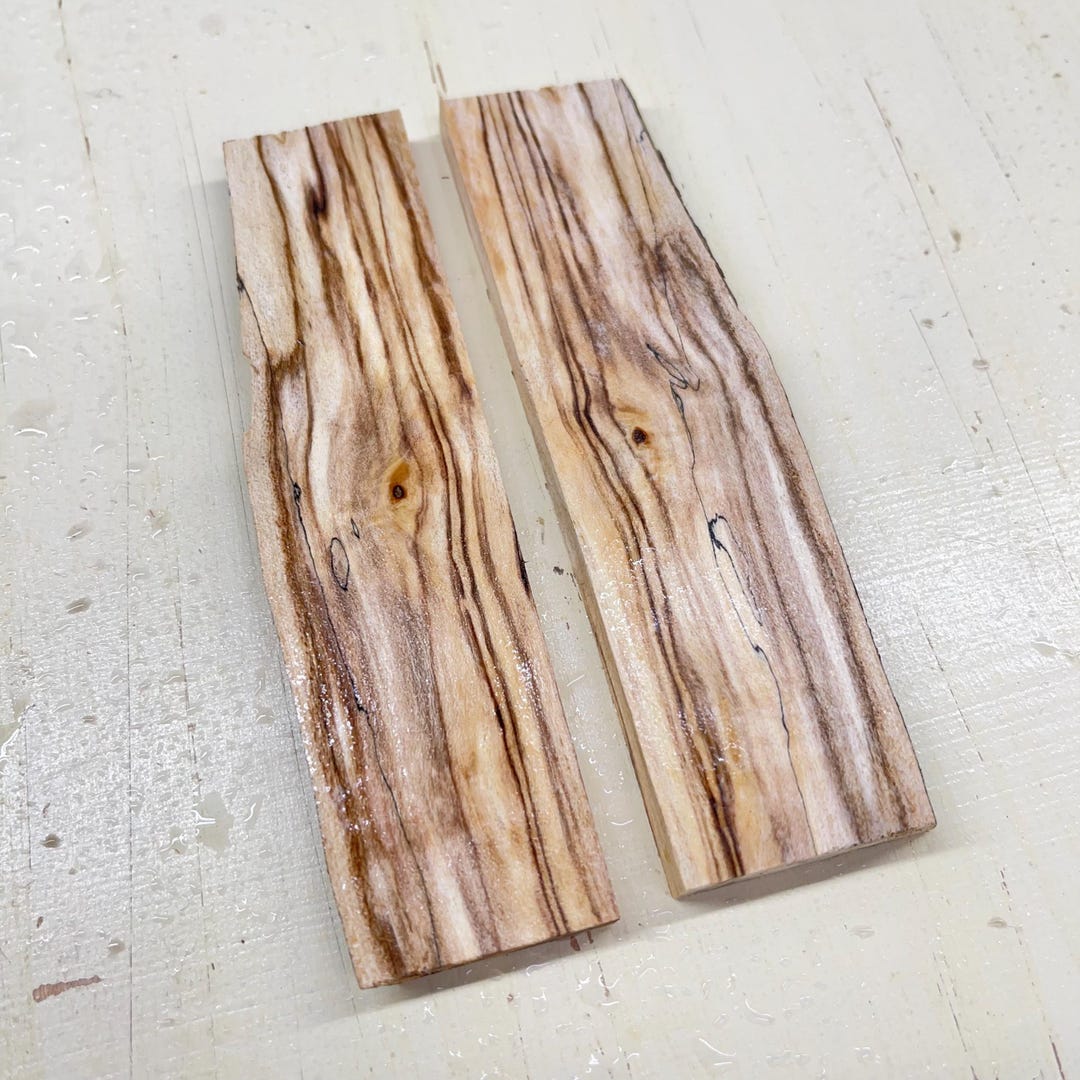 Knife Scales-book Matched Spalted Birch for Knife Scales, Jewelry ...