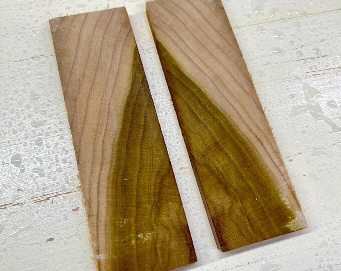 Knife Scales-book Matched Rainbow Poplar for Stabilizing, Knife Scales ...