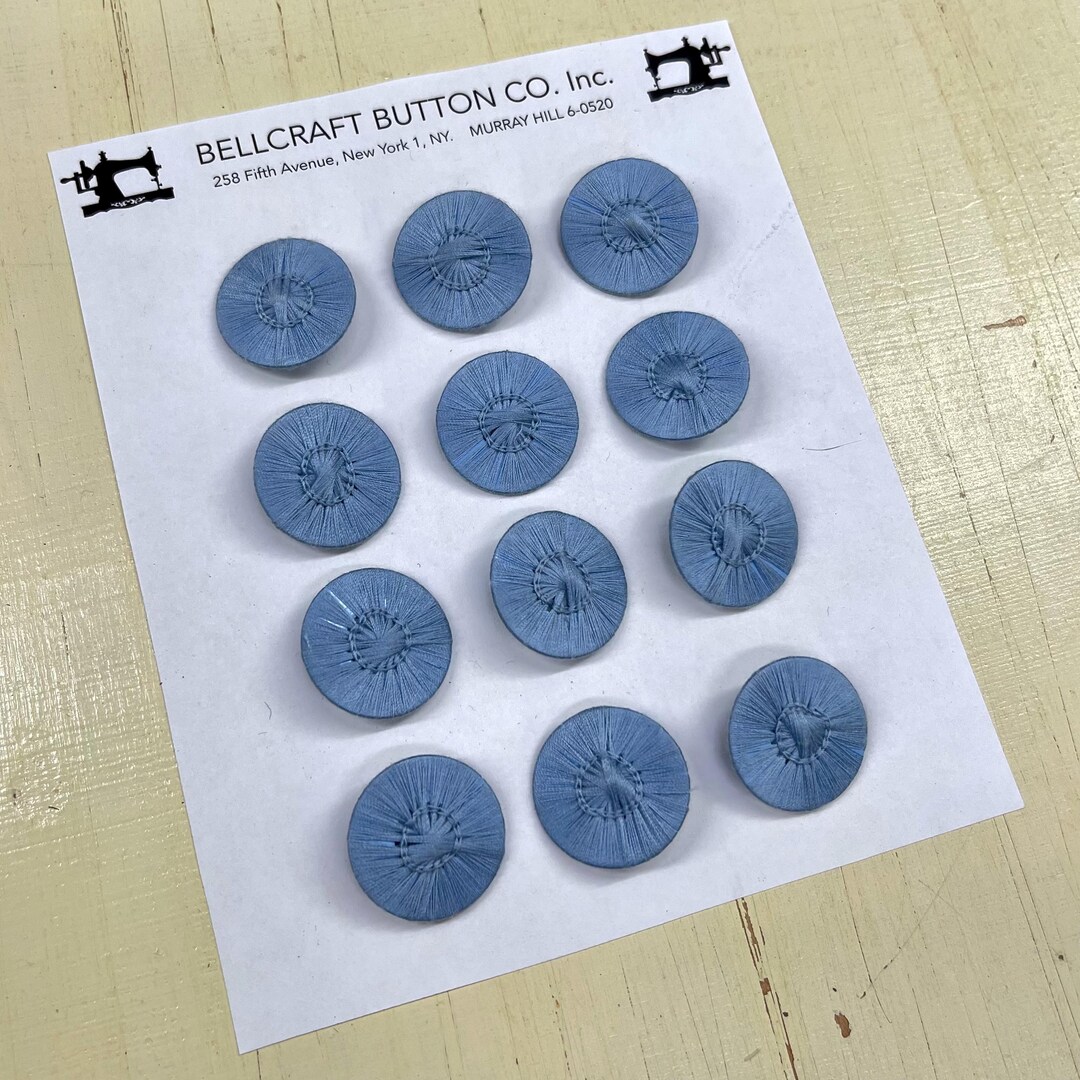 Buttons-vintage Death's Head Buttons in Light Blue - Etsy