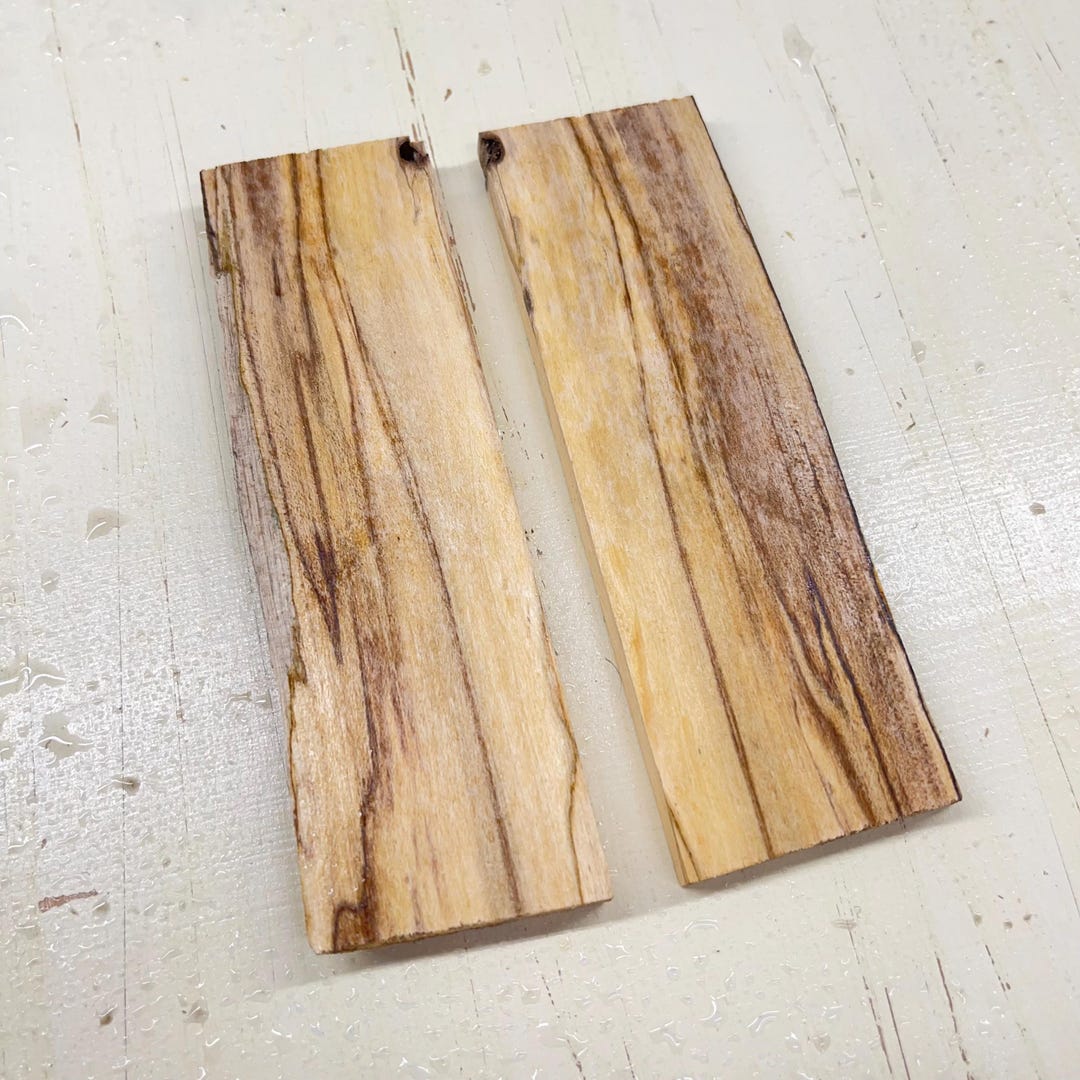 Knife Scales-book Matched, Spalted Birch Wood for Stabilizing, Scales ...