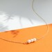 Simple Necklace Three Coins Necklace Gold Circle Necklace Bohemian ...
