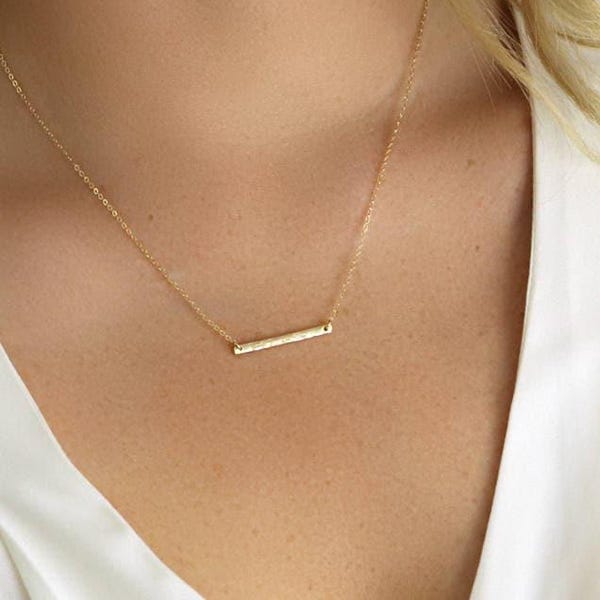 Simple Gold Necklace - Etsy