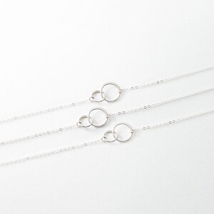 Unity Necklace - Entwined Circles Necklace - Infinity Necklace - Unique ...