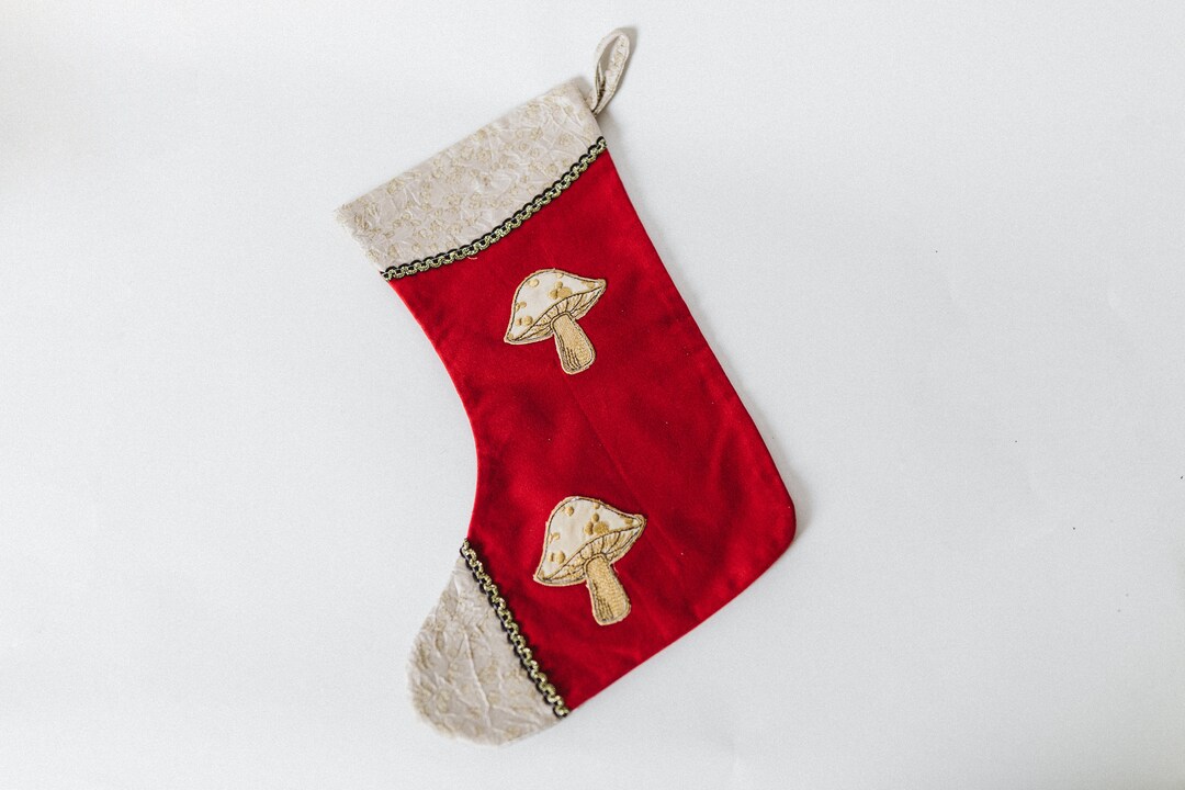 Christmas Stocking Handmade Saint Nicholas Boot, 35 Cm, Unique Holiday ...