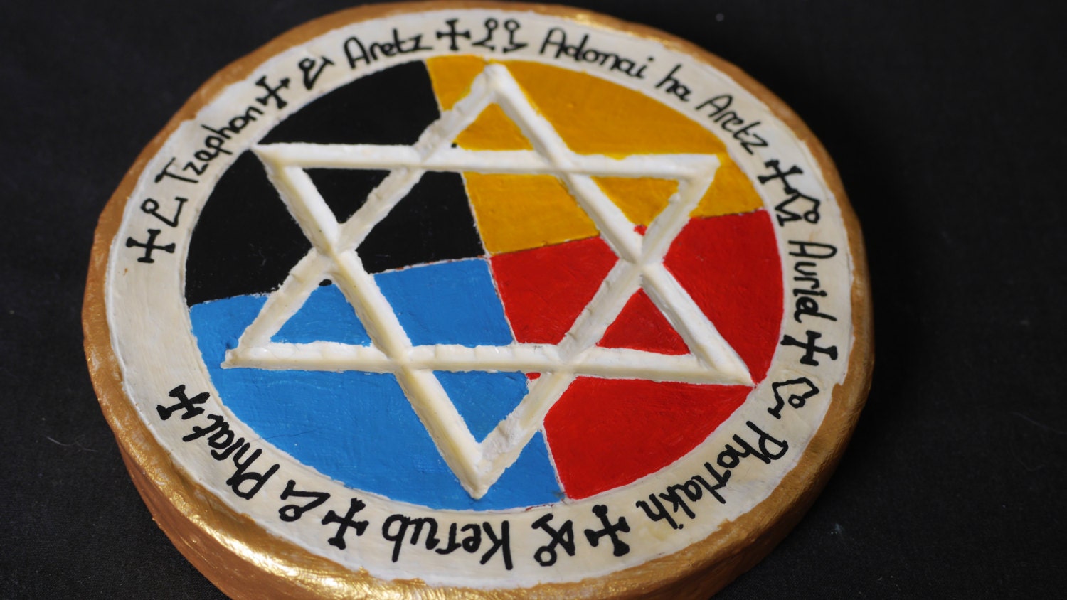 Golden Dawn Pentacle of Earth Earth Pentacle Elemental | Etsy