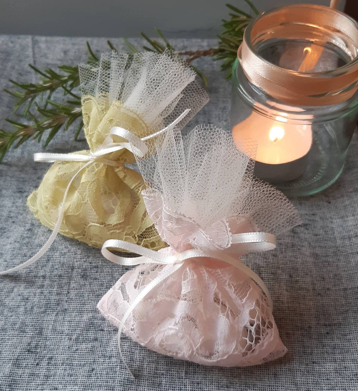 Lace Gift Bags Sugared Almonds Bags Italian Treat Bags SET | Etsy