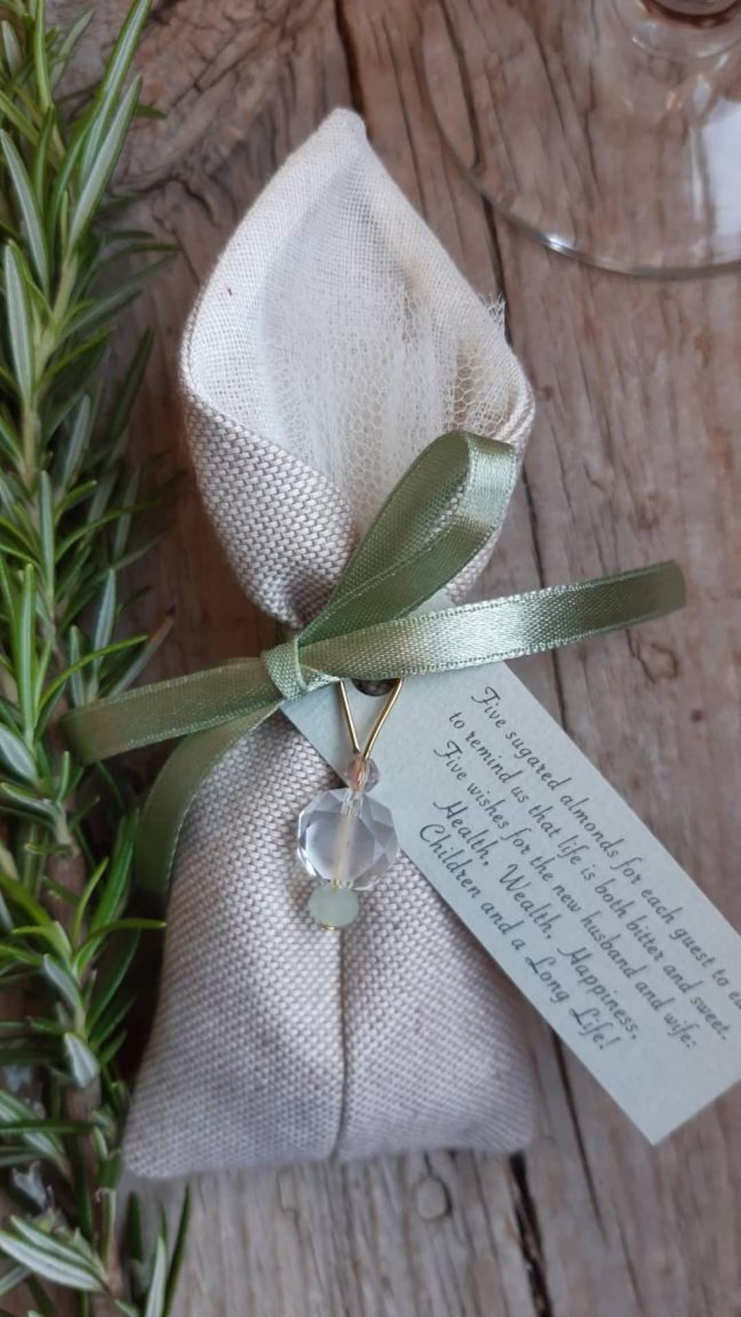 Italian Wedding Favor Bags, Italian Bomboniera Bags, SET of 10 - Etsy