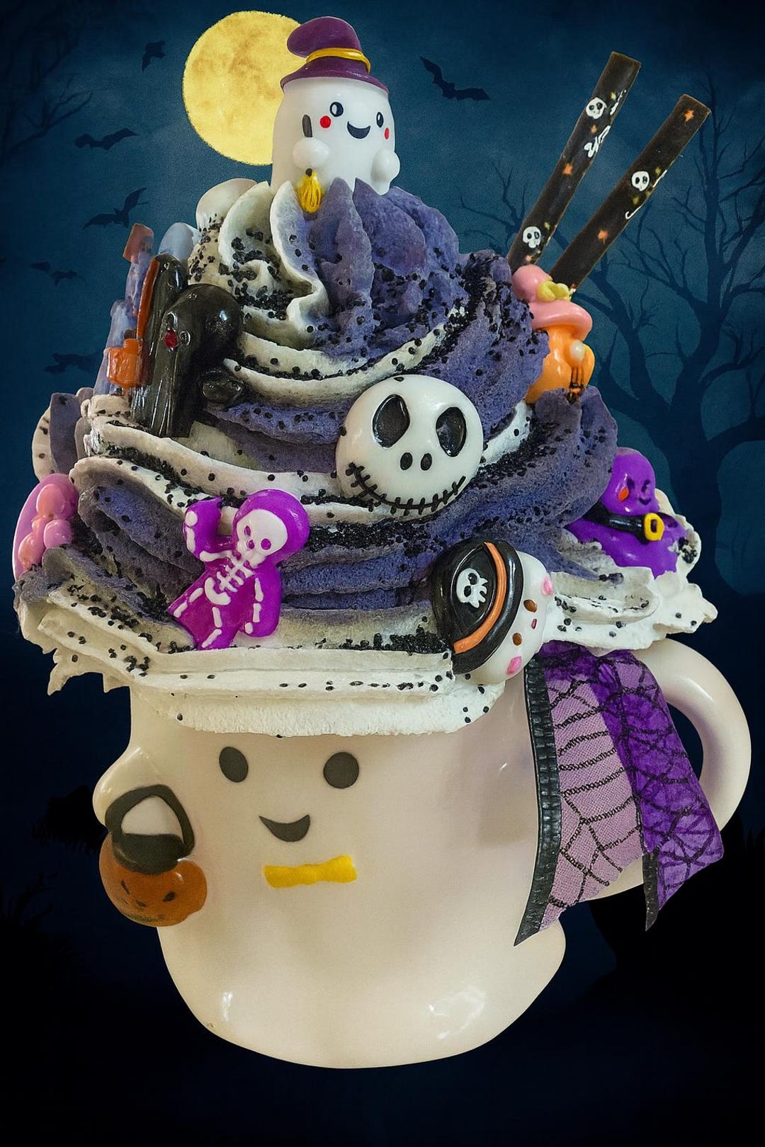Halloween Fake Bake Ghost | Faux Halloween Dessert | Spooky Cute ...