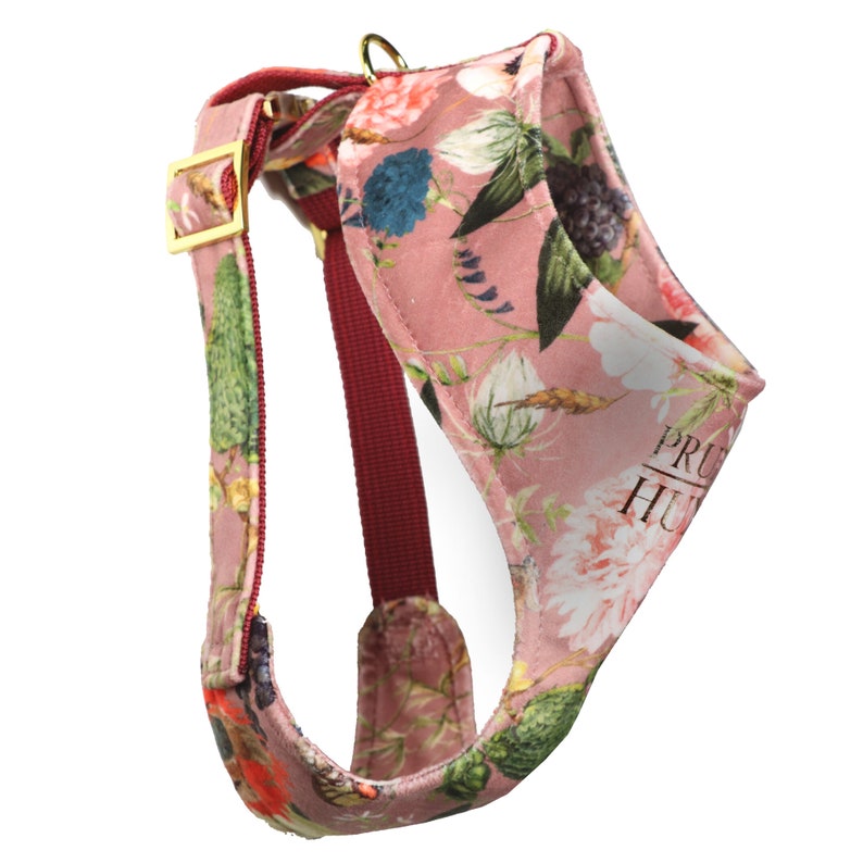 Dog Soft Harness EDEN DAWN Designer Piece With Rose Gold | Etsy