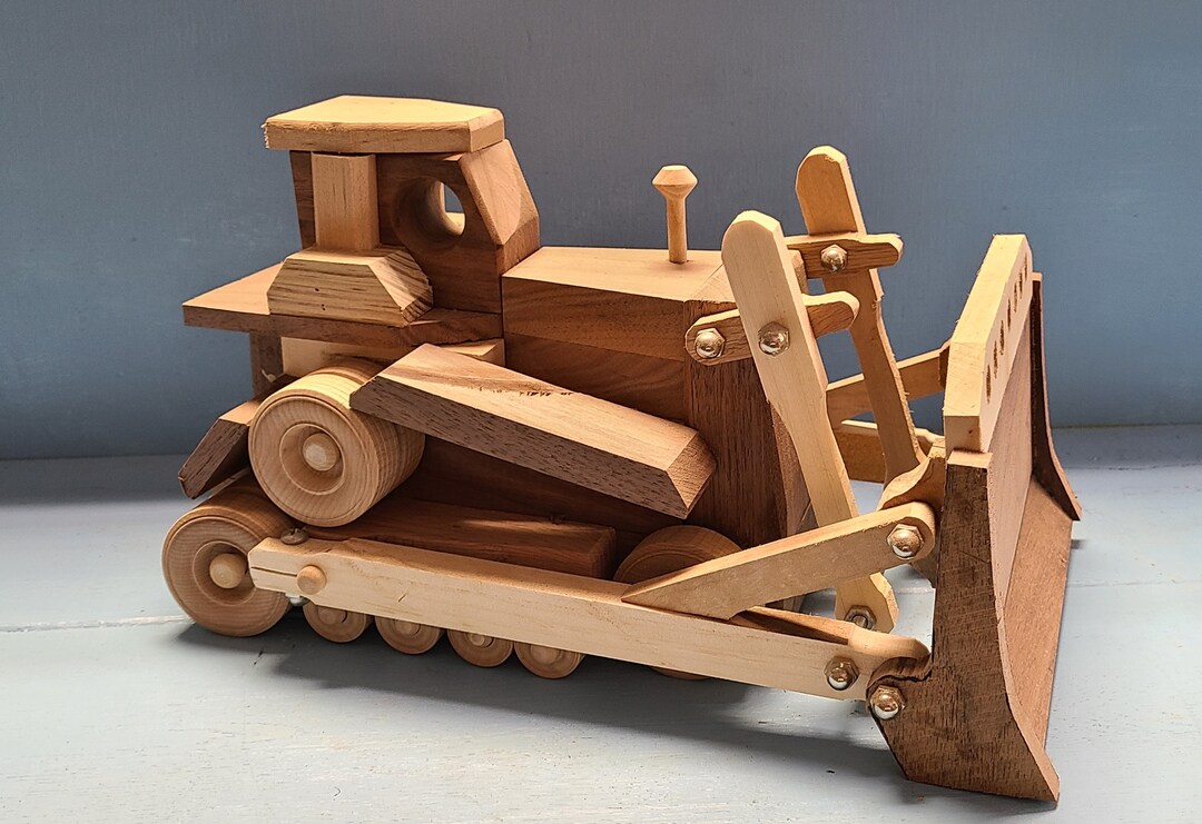 Toy Bulldozer - Etsy