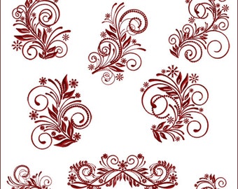 Fancy Frames 10 Machine Embroidery Designs for 5x7 | Etsy