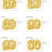 ABC Embroidery 20 Designs Anniversary Numbers for 5"x7" Hoop, D2125 - Etsy