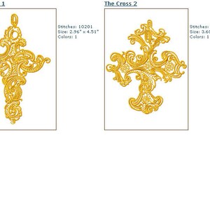 The Golden Symbols 15 Machine Embroidery Designs for 5"x7" Hoop, D2140 ...