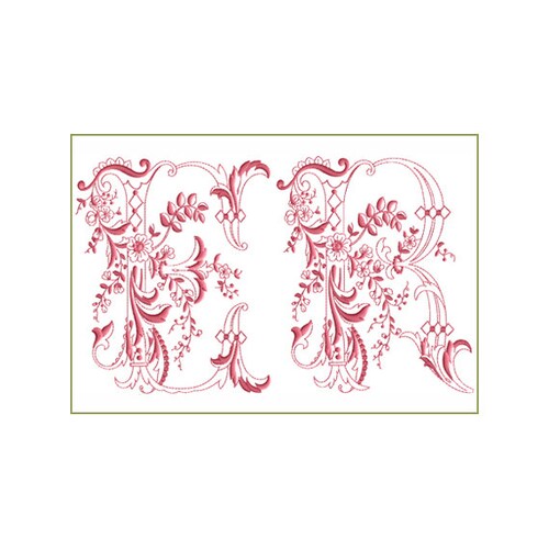 Victorian Whitework Font 26 Machine Embroidery Letters for - Etsy