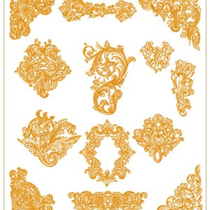 Medieval Splendor 13 Machine Embroidery Designs for 5"x7" for Hoop ...