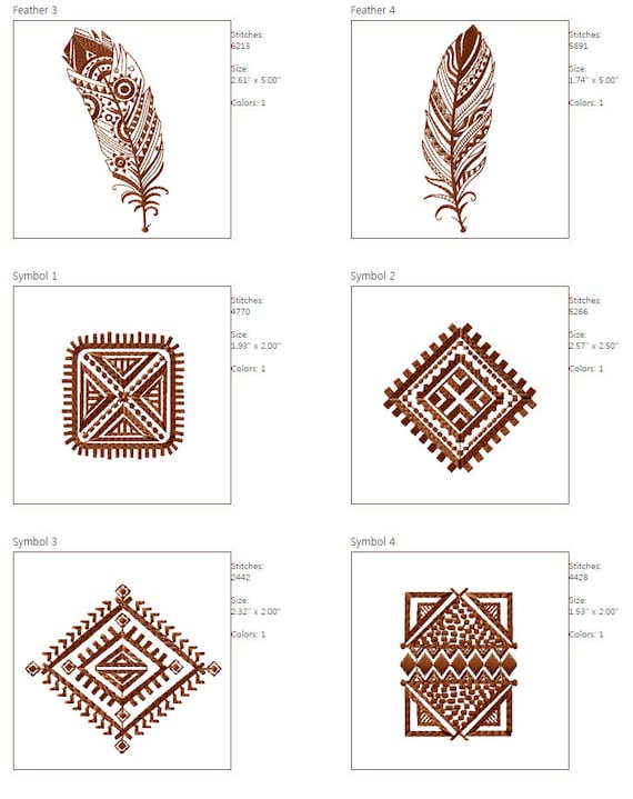 Tribal Embroidery Patterns