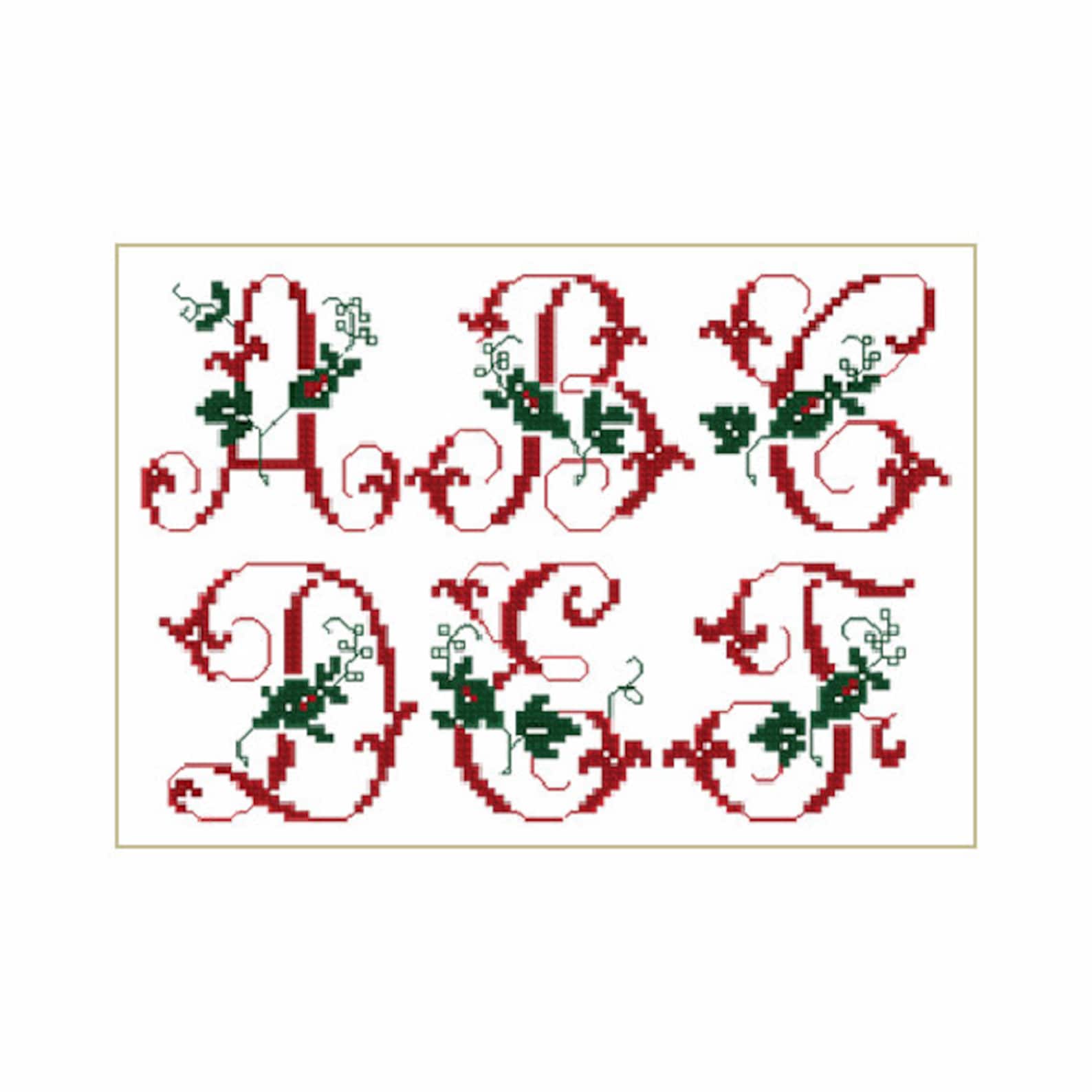 Vintage Grace Alphabet Cross-stitch Machine Embroidery Designs | Etsy