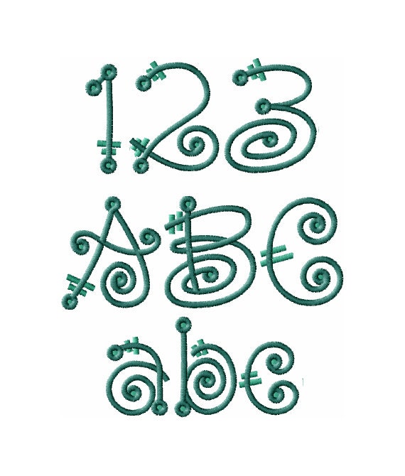 Fairy Tale Alphabet Machine Embroidery 26 Upper-Case Letters | Etsy