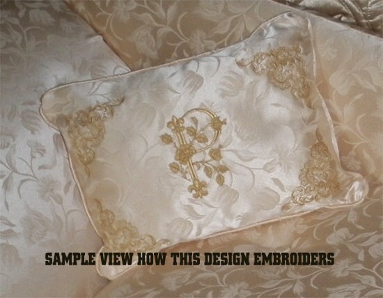 Royal Rose Font 26 Machine Embroidery Letters for 4"x4" Hoop F2108 - Etsy