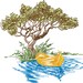 Bayou Machine Embroidery Design in 3 Sizes for 5"x7", 6"x7" and 8"x8 ...