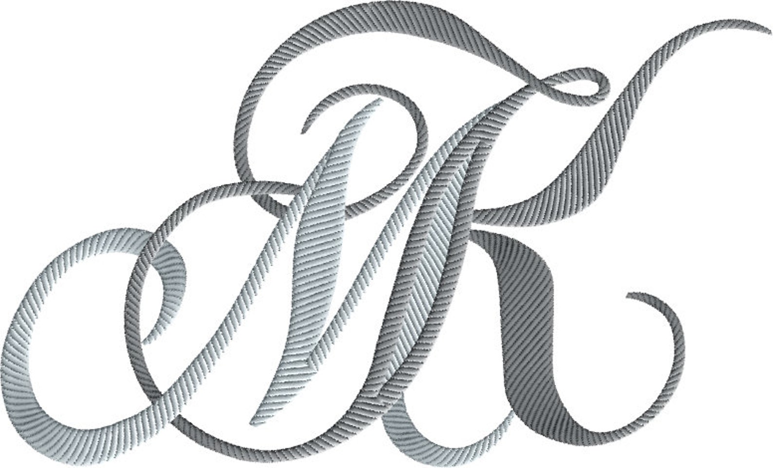 M and K or K and M #1 Two-letter Monogram Combination Machine ...