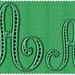 Lafayette Cutwork Font 52 Designs - All Capitals, Each Letter in 2 ...