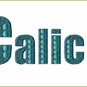 Calico Alphabet Machine Embroidery 62 Designs (26 Upper-case Letters ...