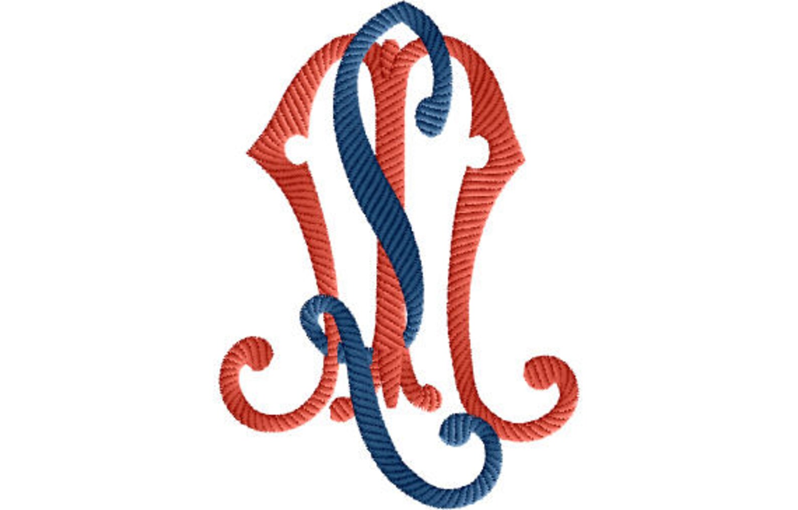 M and S 5 Two-letter Monogram Combination Machine Embroidery | Etsy