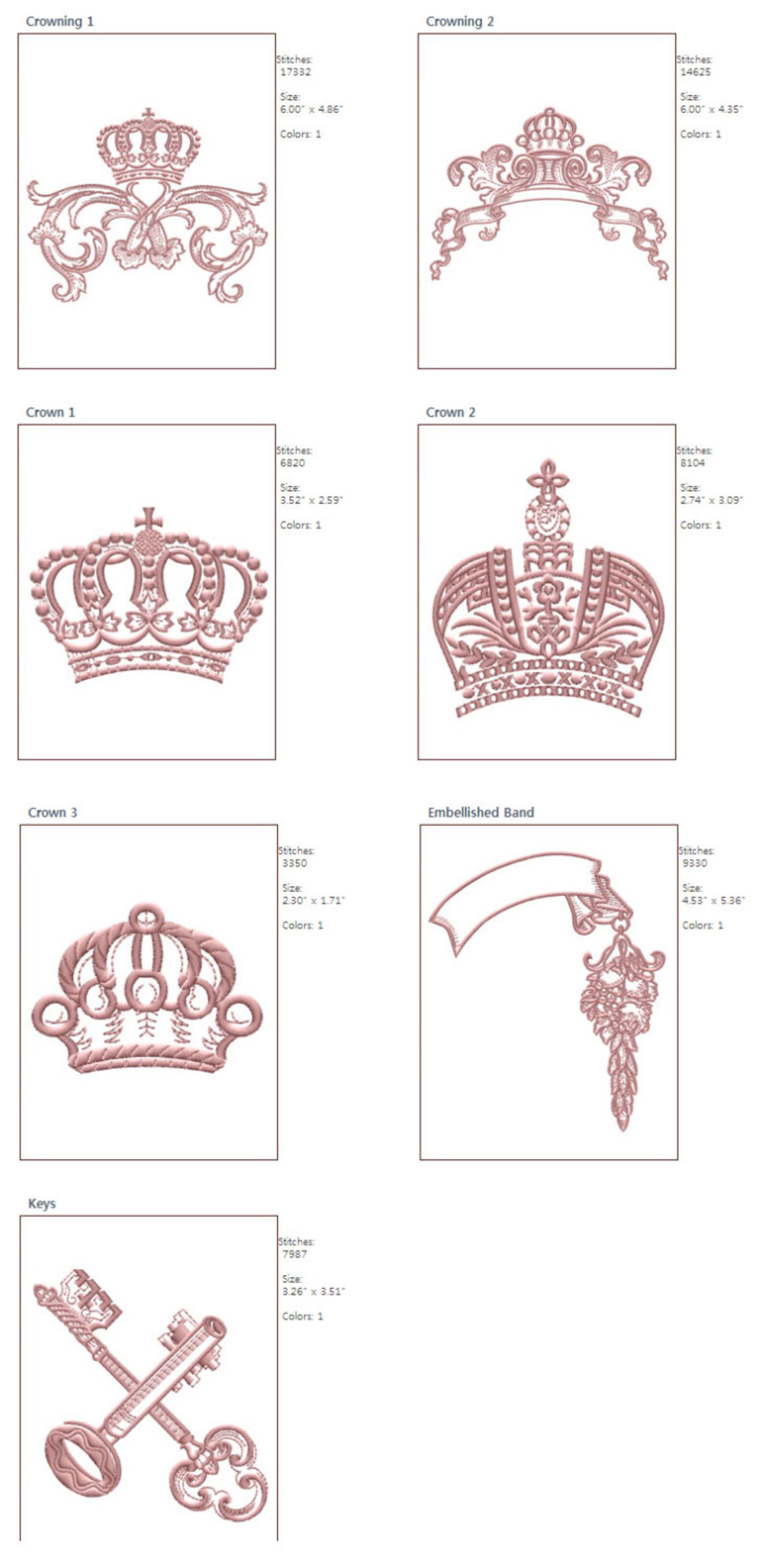 Medieval Frames 13 Machine Embroidery Designs for | Etsy