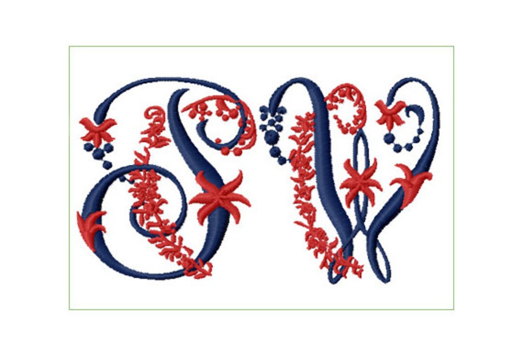 Peaceful Warriors Font Machine Embroidery 52 Designs Аll Capitals, Each ...