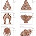 Tribal Symbols 20 Machine Embroidery Designs for 5"x7" Hoop D2247 - Etsy