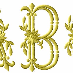 Royal Heritage Alphabet Machine Embroidery 26 Upper-case Letters for 4 ...