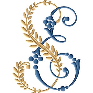 E and S or S and E #2 Two-letter Monogram Combination Machine ...