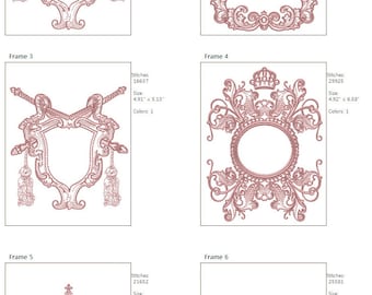 Medieval Splendor 13 Machine Embroidery Designs for | Etsy