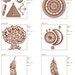Tribal Symbols 20 Machine Embroidery Designs for 5"x7" Hoop D2247 - Etsy