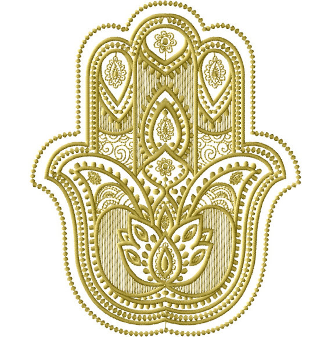 Hamsa Machine Embroidery Design 2 Sizes 5 X 7-inch Hoop6 X - Etsy