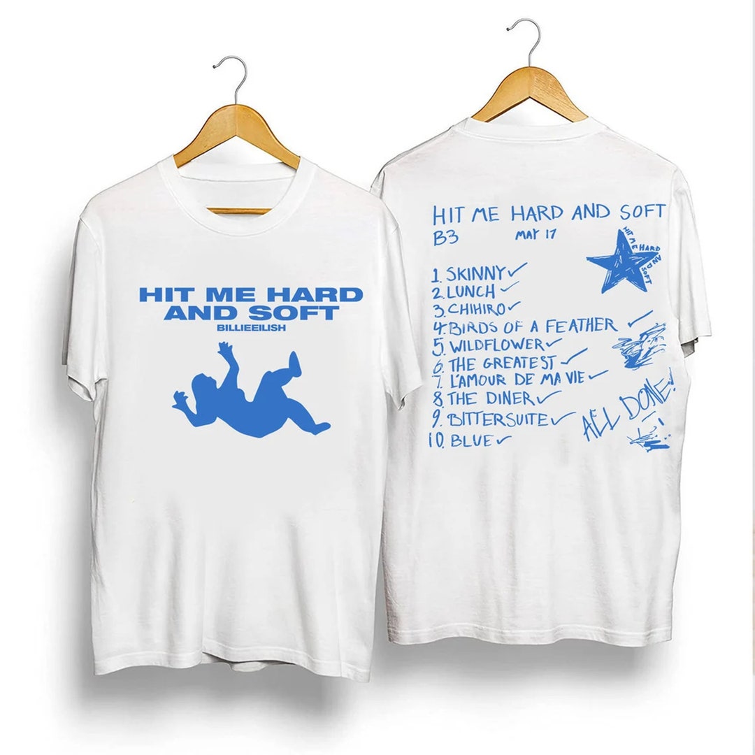 Hit Me Hard and Soft Tracklist 2 Sides Shirt, Billie New Album Shirt ...
