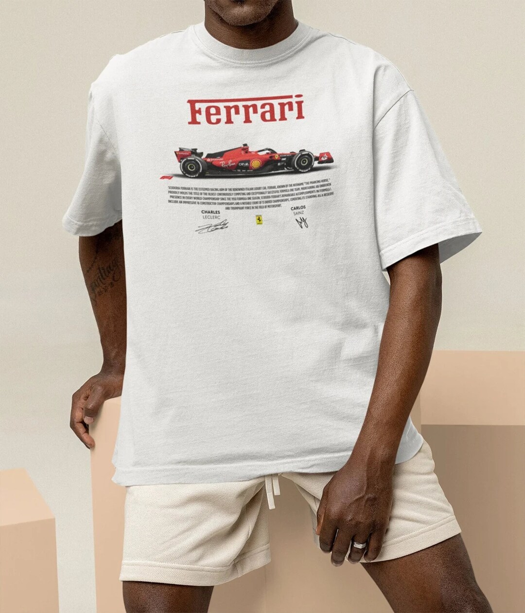 Ferrari Formula 1 Formula 1 T-shirt Formula One Clothing F1 Formula 1 ...
