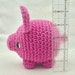 Eco Friendly Crochet Pig Kit, Amigurumi Plush Pattern, Homemade Pig Toy ...
