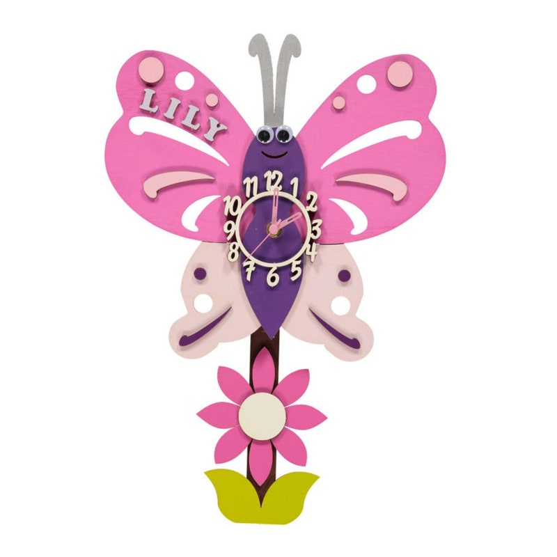 Butterfly Clock - Etsy UK