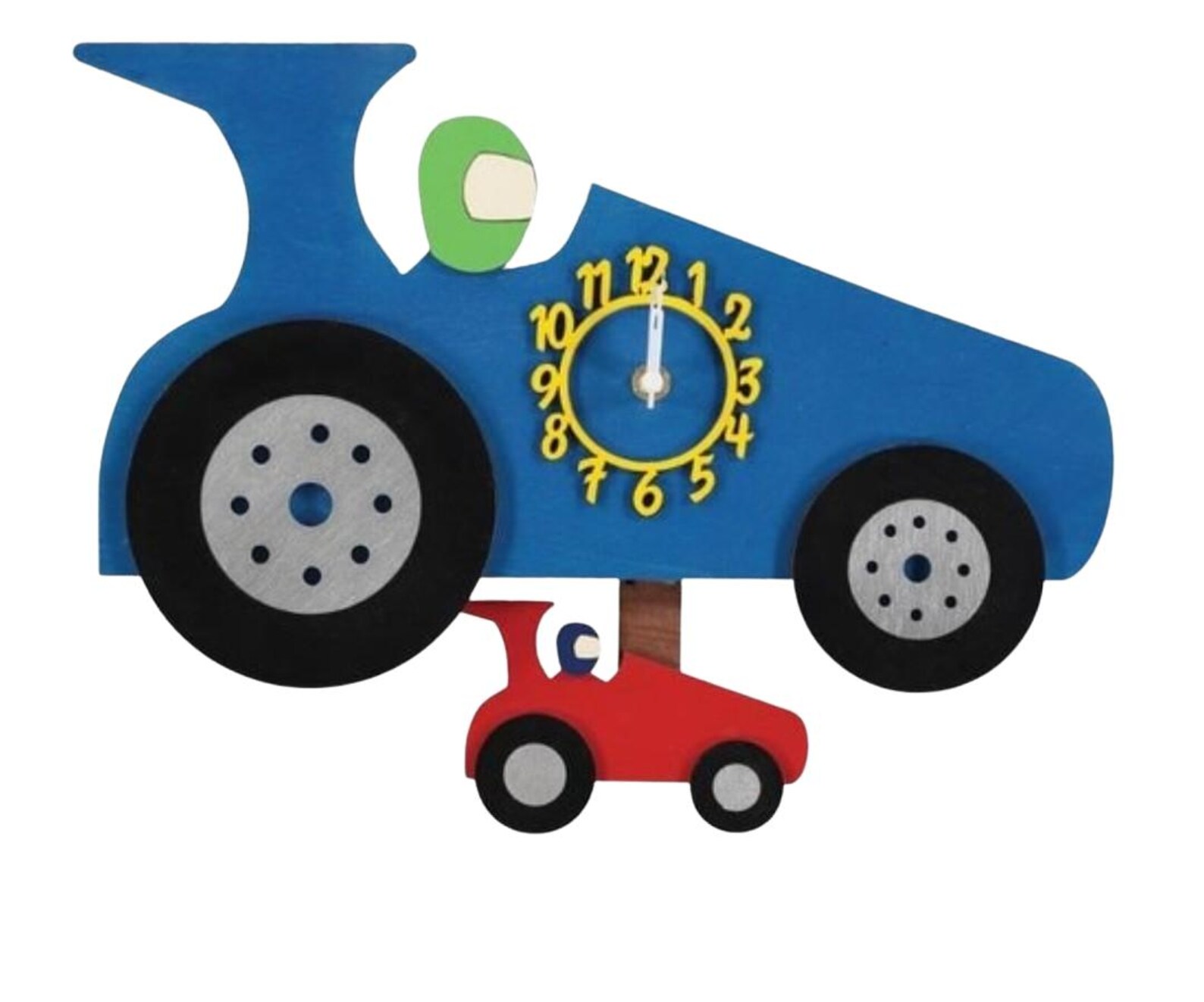 Racing Car Personalised Wooden Pendulum Hanging Clock - Etsy