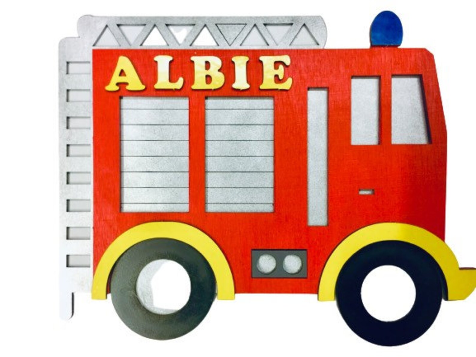 Fire Engine Personalised Wooden Door Sign/plaque - Etsy UK