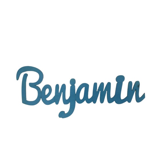 Light Blue Cut Out Wooden Name Sign PRICE PER LETTER | Etsy