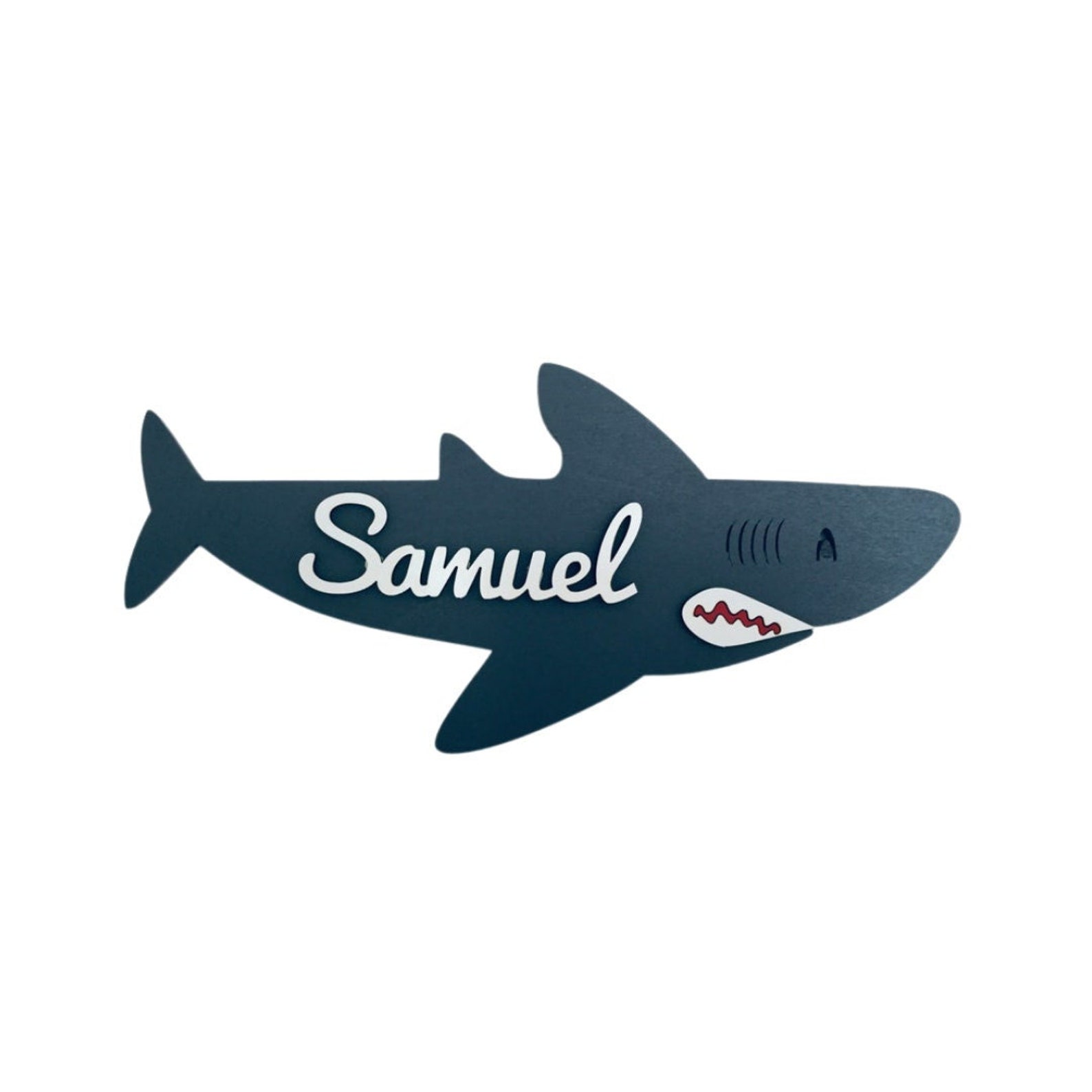 Shark Personalised Wooden Door Sign/ Plaque - Etsy