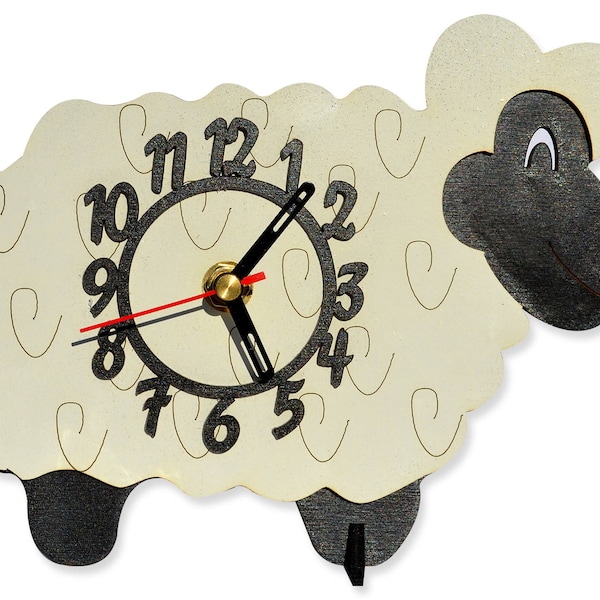 Sheep Clock - Etsy