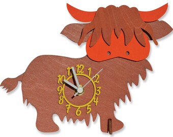 Cow Clock - Etsy