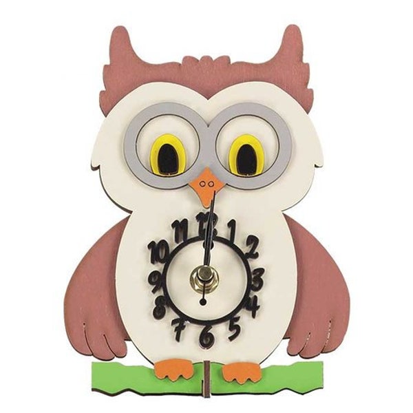 Wooden Owl Clock - Etsy