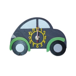 Car Free Standing Mini Wooden Clock - Etsy